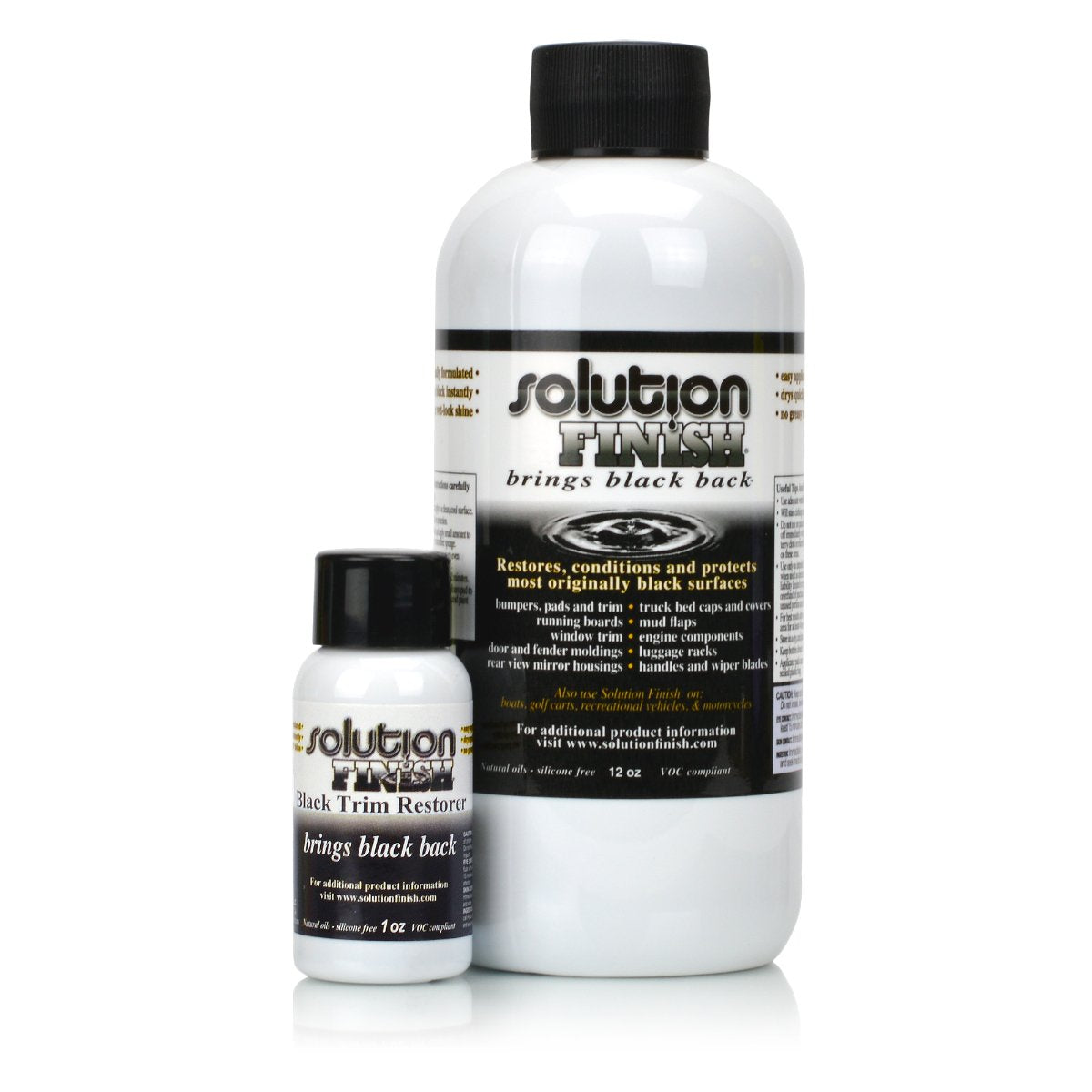 Solution Finish Black Trim Restorer